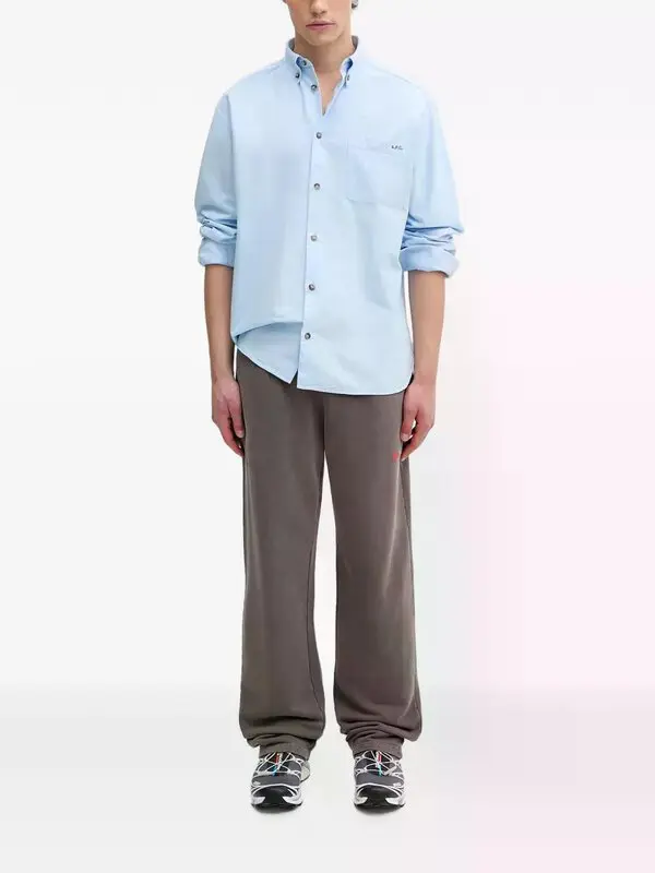 A.p.c. Mateo Button-down Chest-pocket Shirt