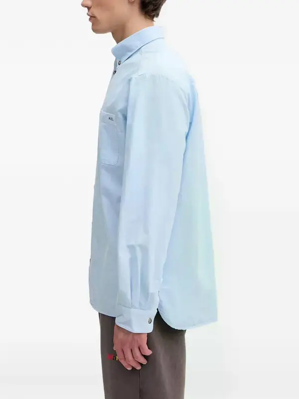 A.p.c. Mateo Button-down Chest-pocket Shirt