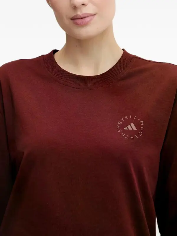 Adidas By Stella McCartney Logo Print Long Sleeve T-shirt