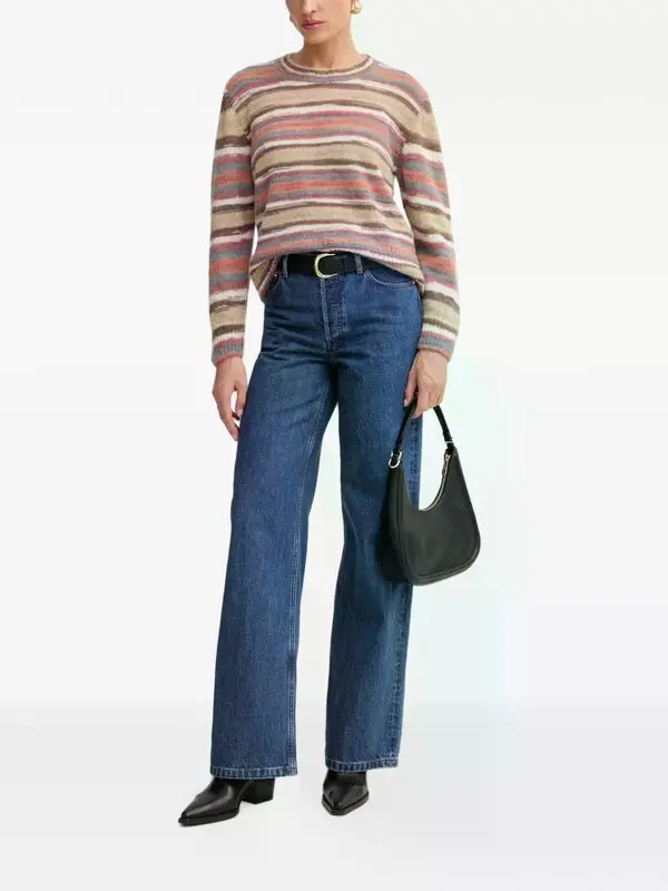 A.p.c. Gabby Striped Knit Sweater