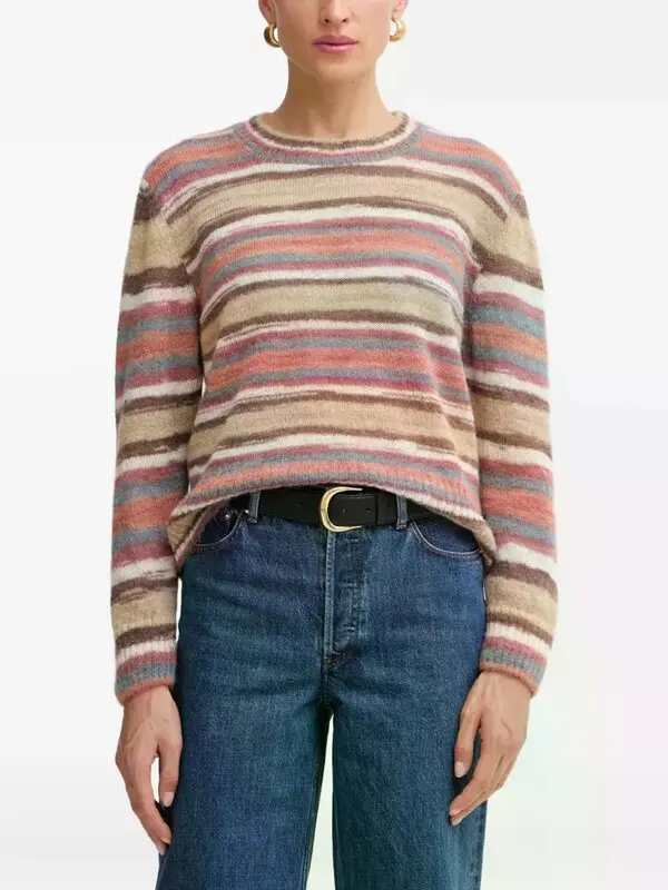 A.p.c. Gabby Striped Knit Sweater