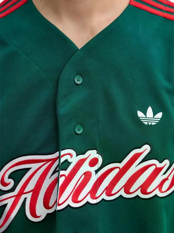 Adidas Logo-embroidered 3-stripe Shirt