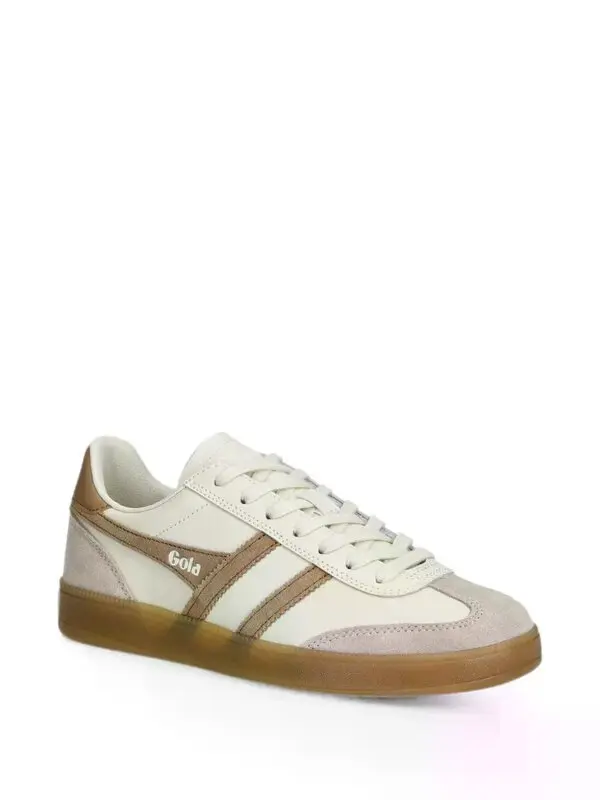 Gola Panelled Leather Sneakers