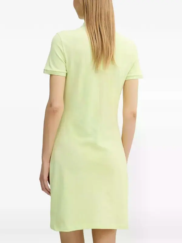 Lacoste Logo-patch Short-sleeve Mini Dress