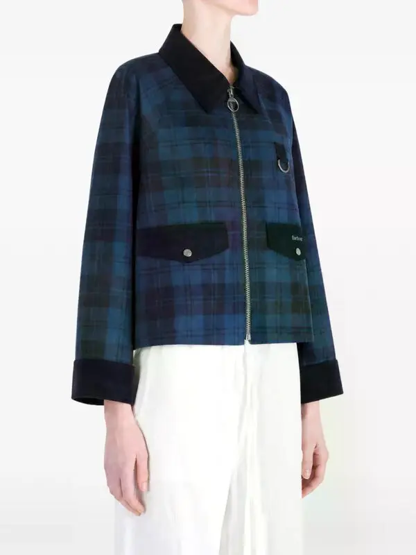 Barbour Checked Corduroy Collar Jacket