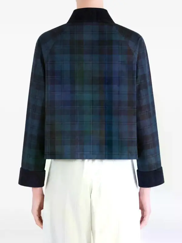 Barbour Checked Corduroy Collar Jacket