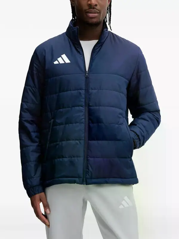 Adidas Quilted Logo-print Jacket