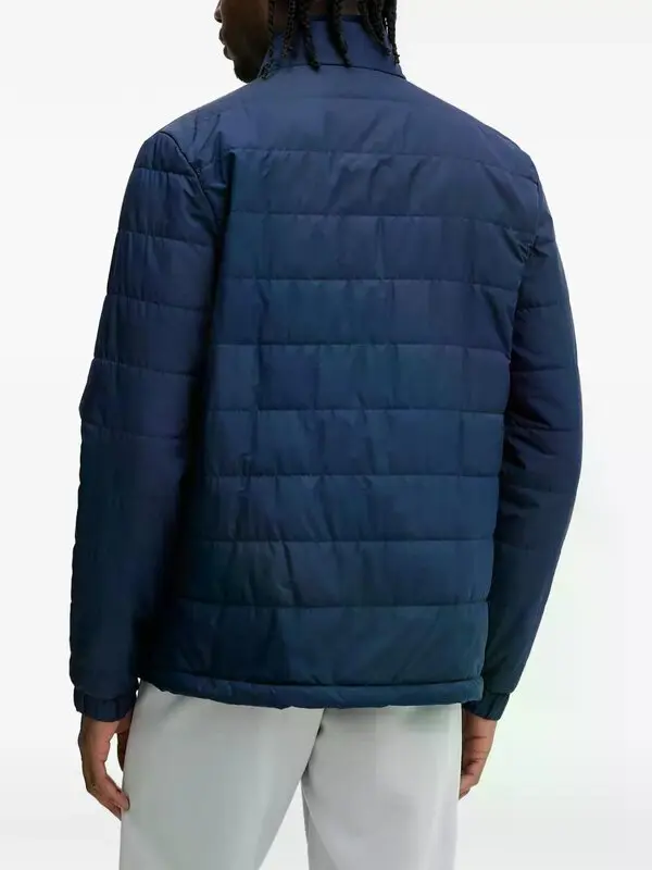 Adidas Quilted Logo-print Jacket
