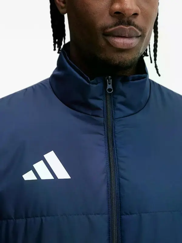 Adidas Quilted Logo-print Jacket