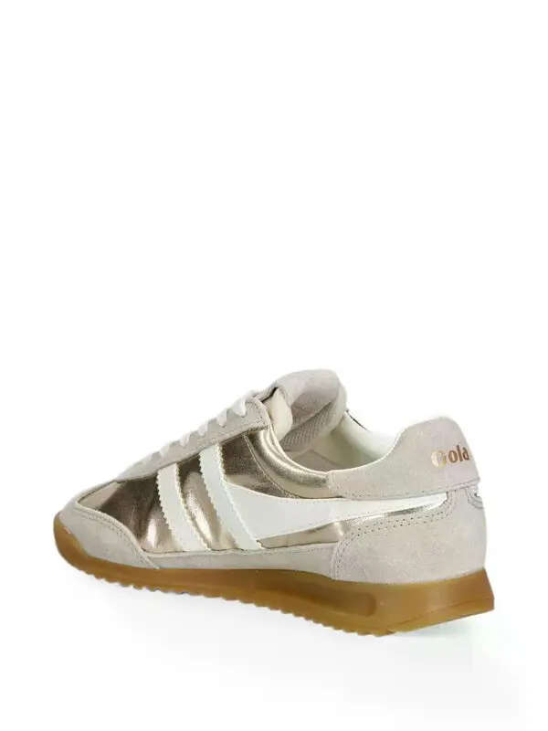 Gola Firefly Metallic-effect Panelled Sneakers