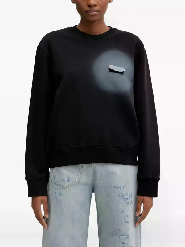 MAISON MARGIELA Patch Detail Sweatshirt - Black