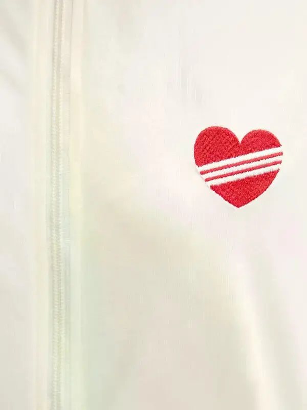 Adidas Heart Embroidered Side-stripe Jacket