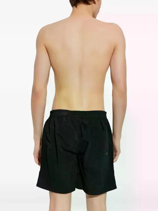 ALLSAINTS Underground Logo Print Swim Shorts