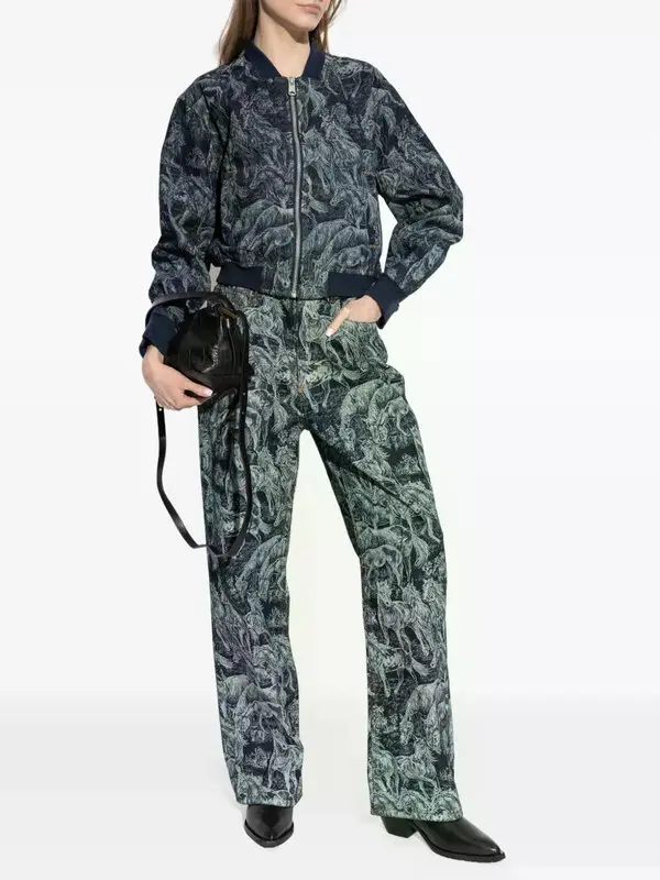 ALLSAINTS Kaytra Horse-print Bomber Jacket