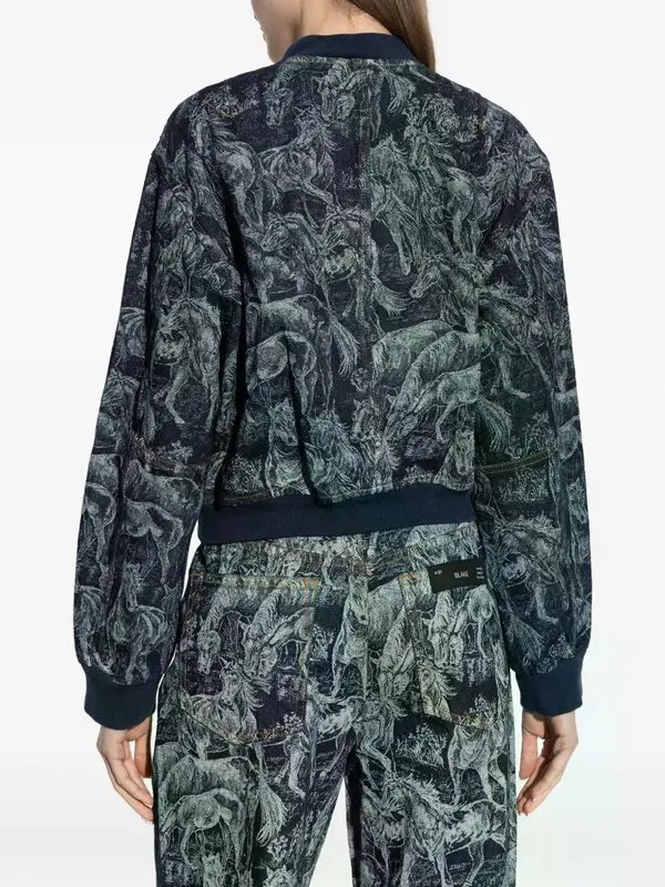 ALLSAINTS Kaytra Horse-print Bomber Jacket