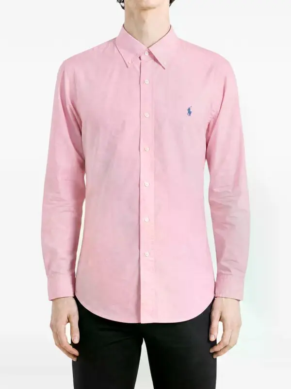 Polo Ralph Lauren Logo-embroidered Button-down Shirt