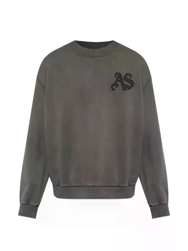 ALLSAINTS Insignia Crewneck Sweatshirt - Grey