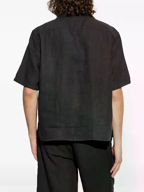 ALLSAINTS Klavicle Embroidered Short-sleeve Shirt