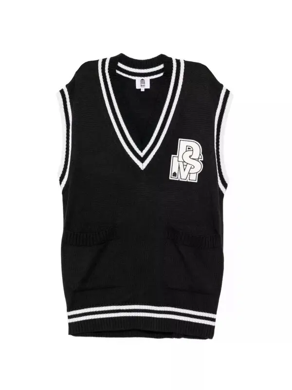 DOVER STREET MARKET Kei Ninomiya Patched Vest - Black