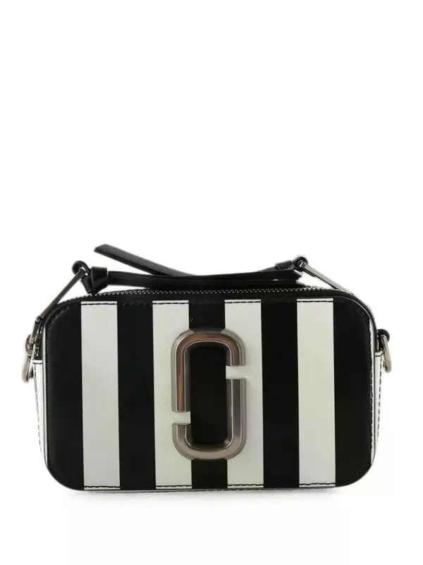 Marc Jacobs Snapshot Striped Cross Body Bag - Black