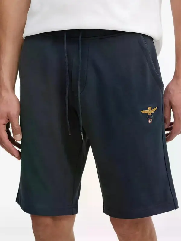 AERONAUTICA MILITARE Embroidered Track Shorts