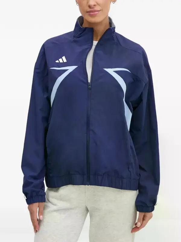 Adidas Logo-print Panelled Jacket