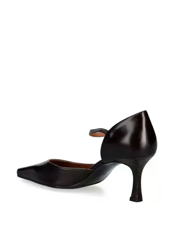BILLI BI Square-toe Buckle-fastening Pumps