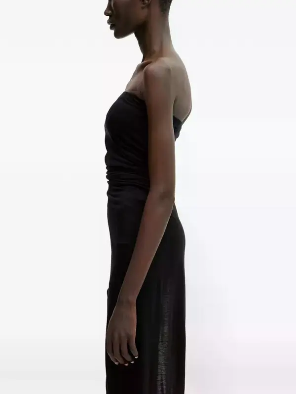 Rick Owens Ruched Strapless Top