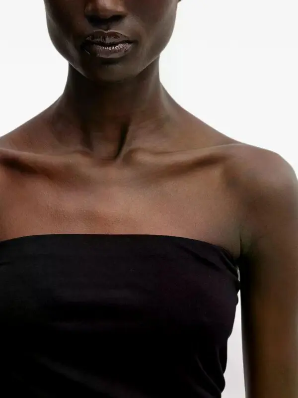 Rick Owens Ruched Strapless Top