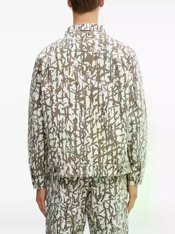Gramicci Abstract-print Zip-up Jacket