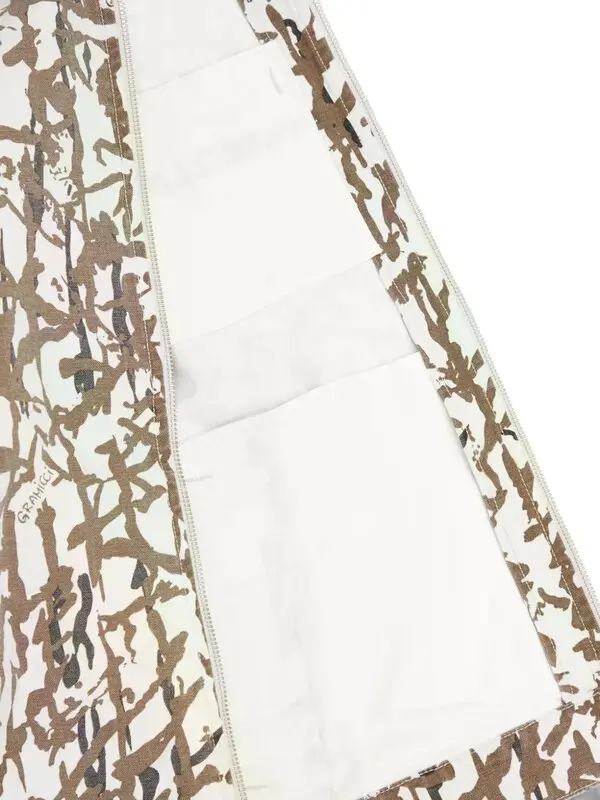 Gramicci Abstract-print Zip-up Jacket