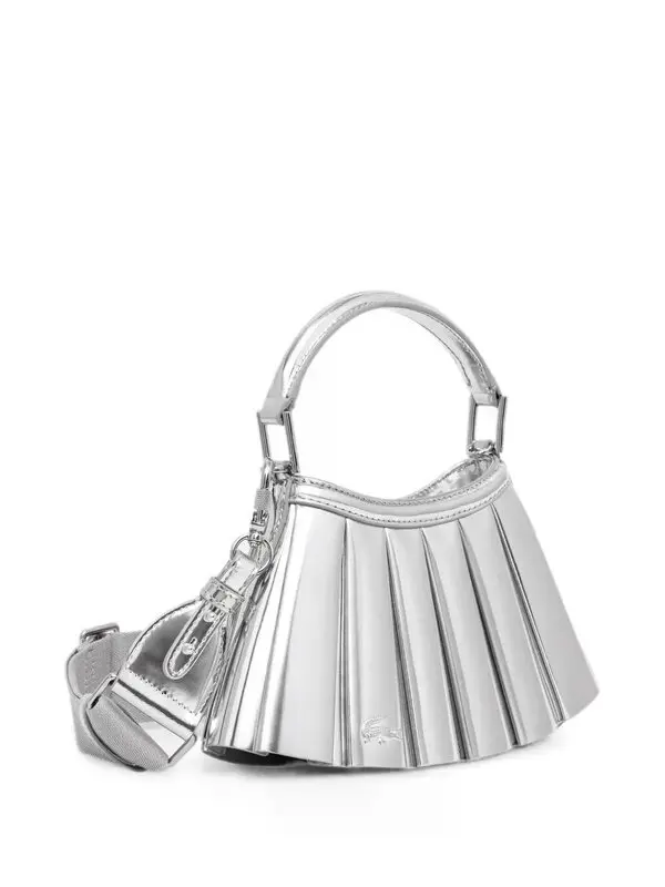 Lacoste Mini Lenglen Pleated-effect Tote Bag