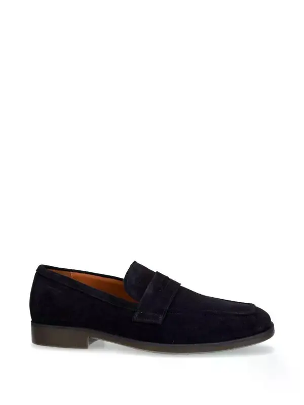 VAGABOND SHOEMAKERS Troy Suede Penny Loafers - Blue