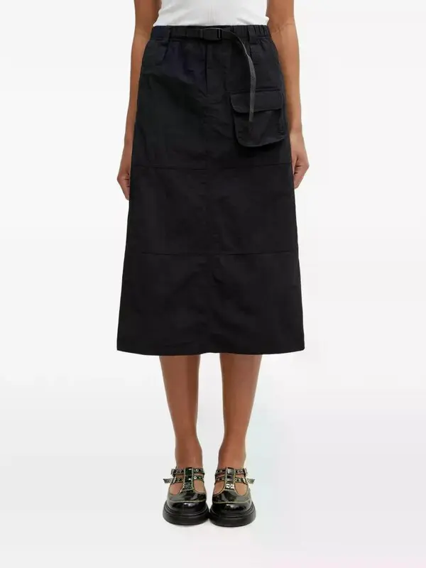 Gramicci Belted Cargo Midi Skirt - Black