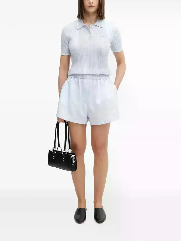 Lacoste Elasticated Shorts With Logo Patch