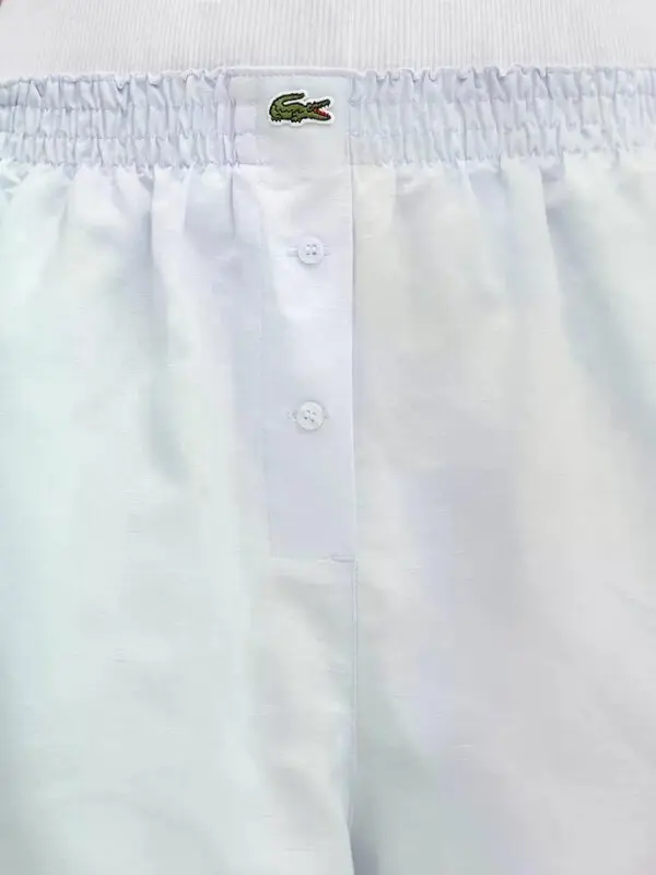 Lacoste Elasticated Shorts With Logo Patch
