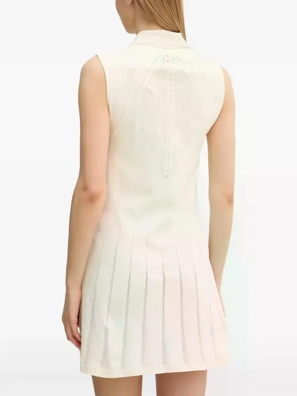 Lacoste Pleated Sleeveless Mini Dress