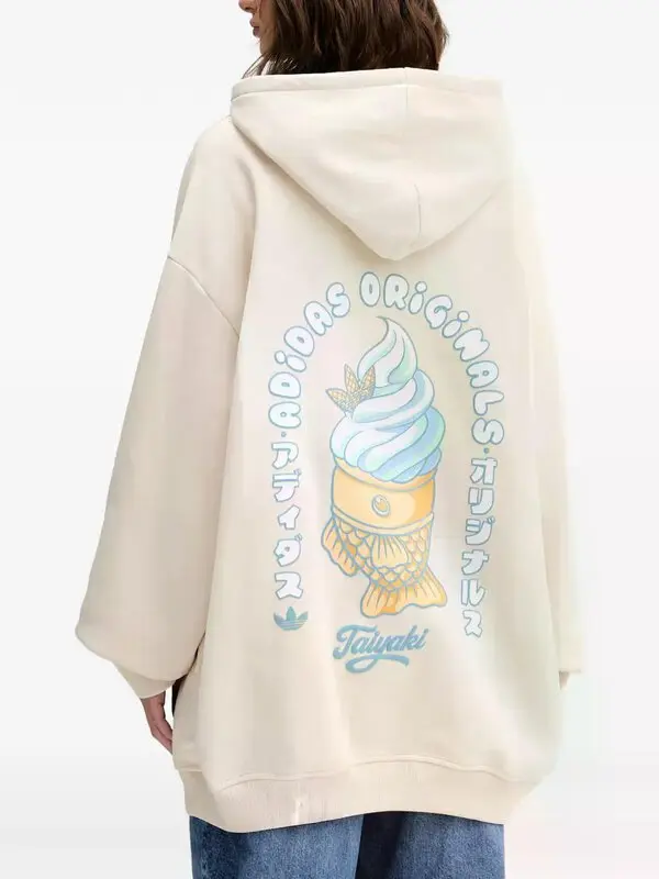Adidas Graphic Print Drawstring Hoodie