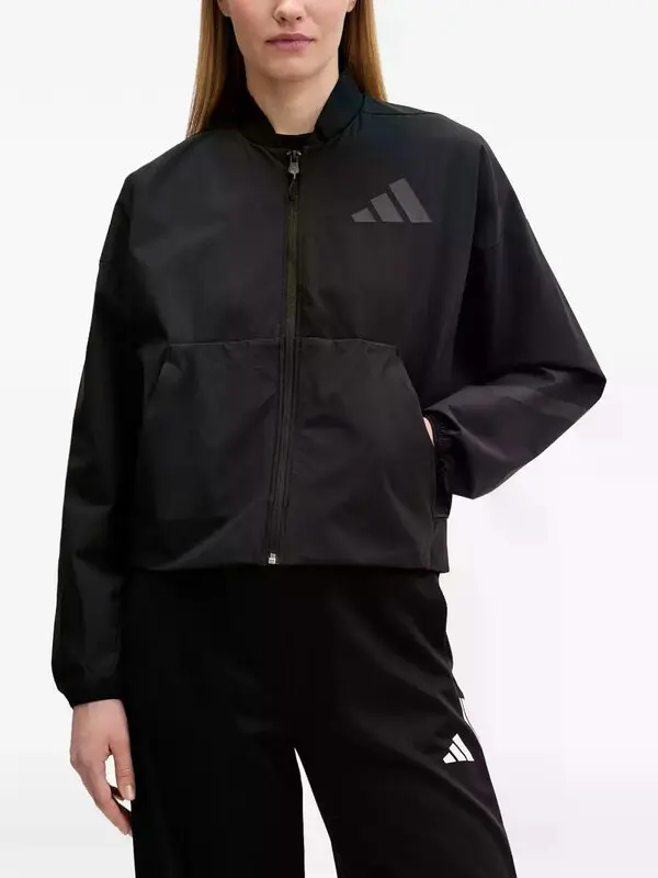 Adidas Zne Logo-print Zip-up Jacket