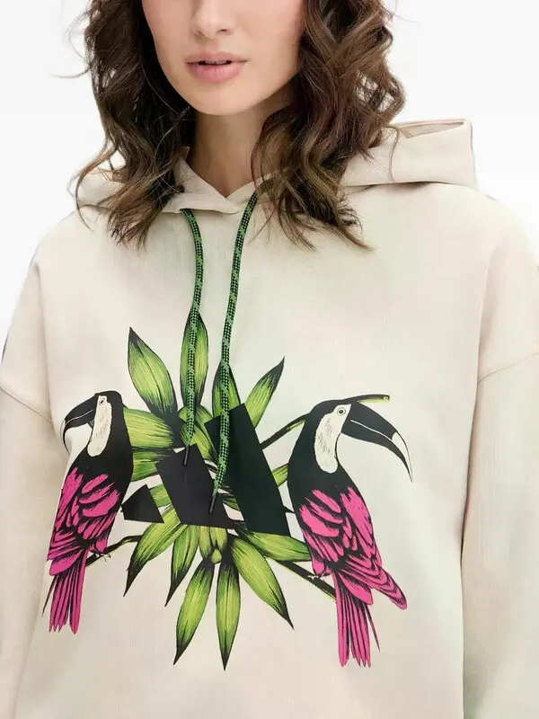 Adidas Toucan Print Drawstring Hoodie