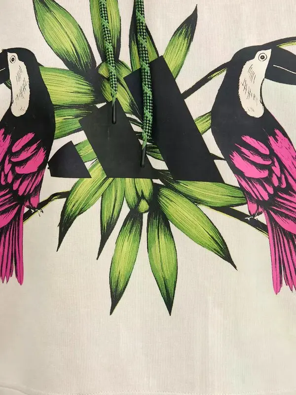 Adidas Toucan Print Drawstring Hoodie