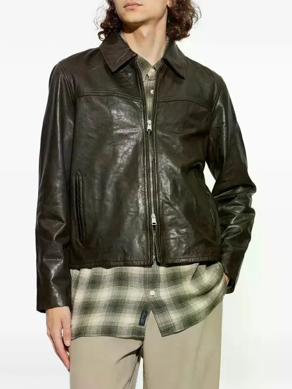 ALLSAINTS Tune Lamb Leather Jacket