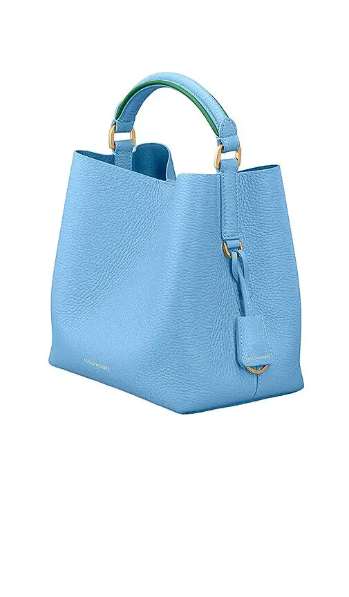 MAISON DE SABRÃ The Mini Bucket Bag In Blue