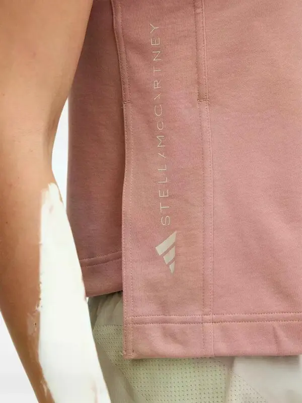 Adidas By Stella McCartney Logo Print Racerback Tank Top