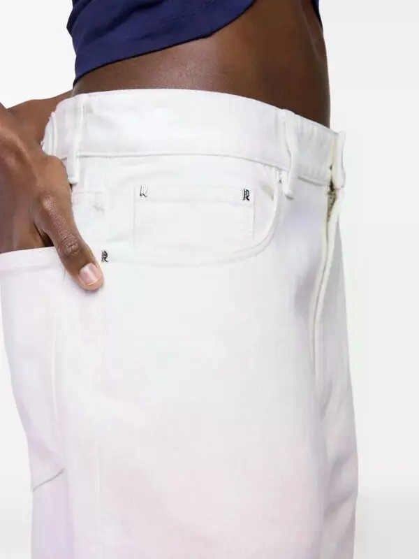 Rabanne Baggy Jeans With Fringe Detail