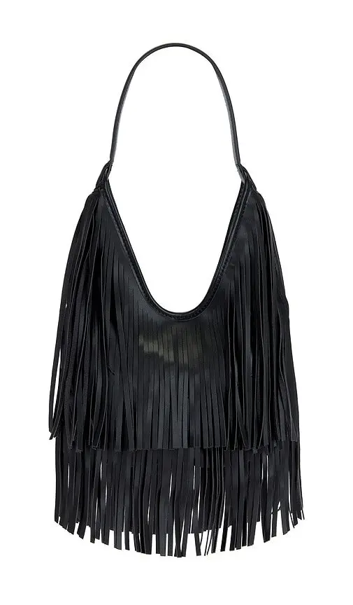8 Other Reasons The Mini Fringe Bag - Black