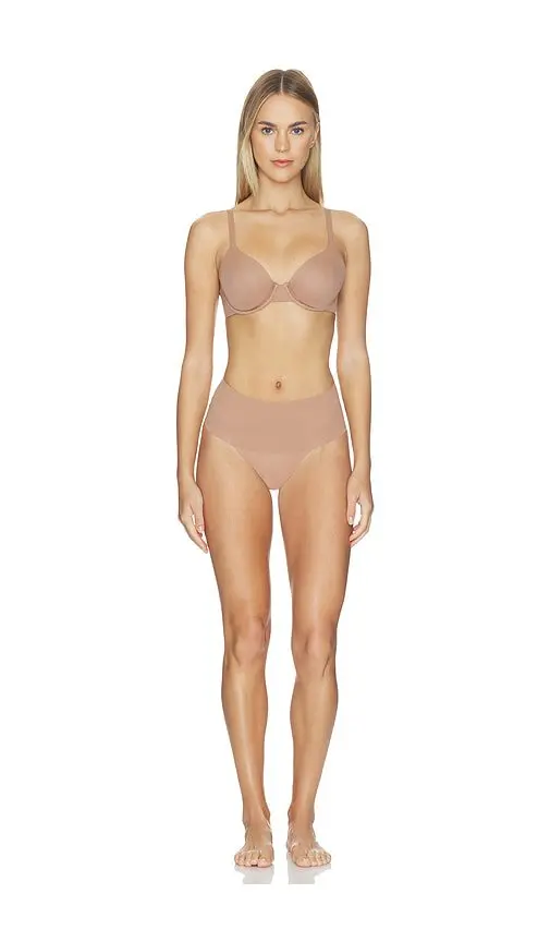 Spanx Supersmooth Brava Lightly Lined Bra In Brown