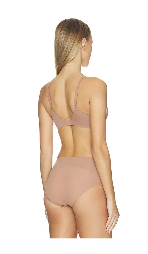 Spanx Supersmooth Brava Push-up Bra In Brown - Cinnamon