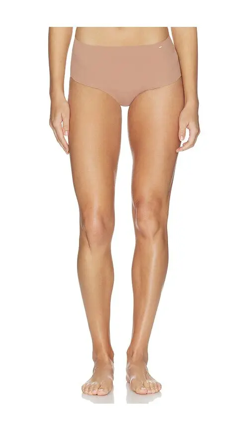 Spanx Supersmooth Undie-tectable Brief In Brown - Cinnamon