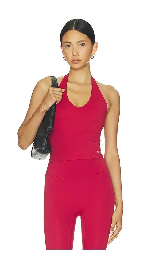 P.E Nation Reset Halter Tank Top In Red